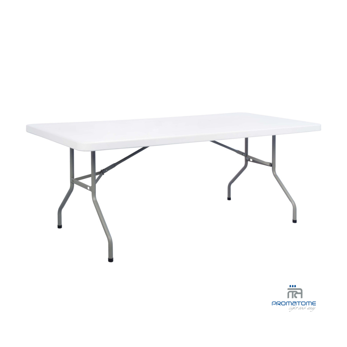 Table Pliante, 152 x 76 cm, HDPE blanc