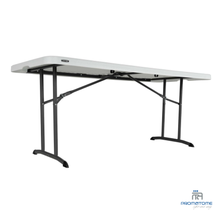 Table Pliante rectangulaire Banquet 183x76 HDPE Nesting Blanche