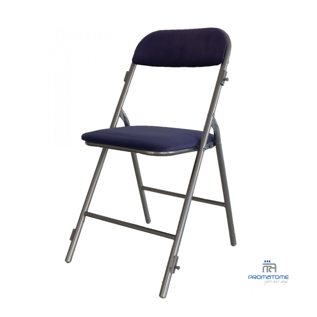 Chaise pliante Rubis bleue M1