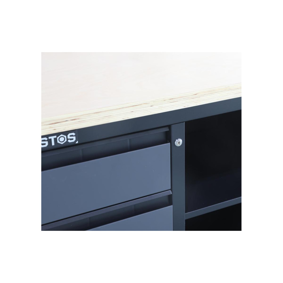 Meuble établi avec 6 tiroirs