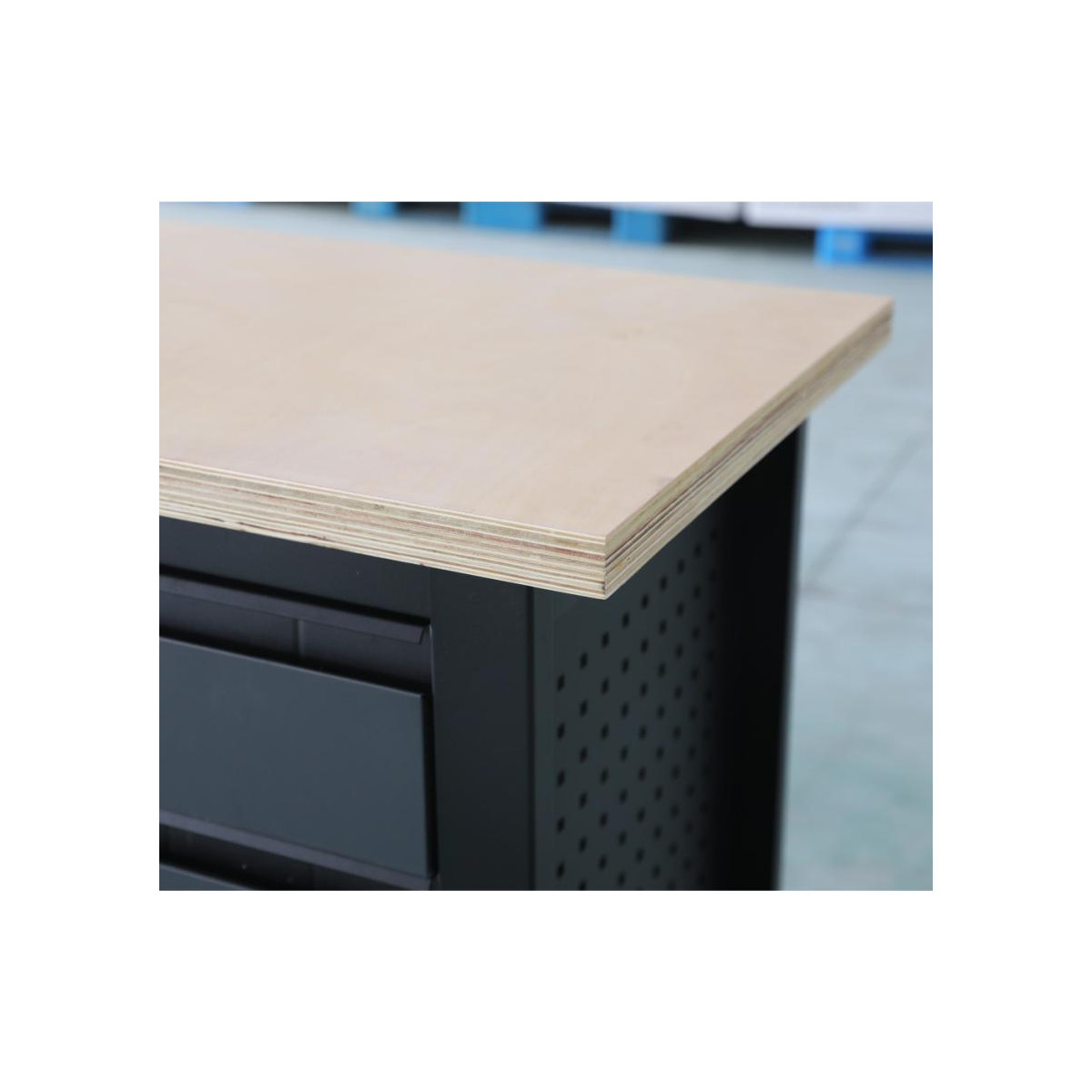 Meuble établi avec 6 tiroirs